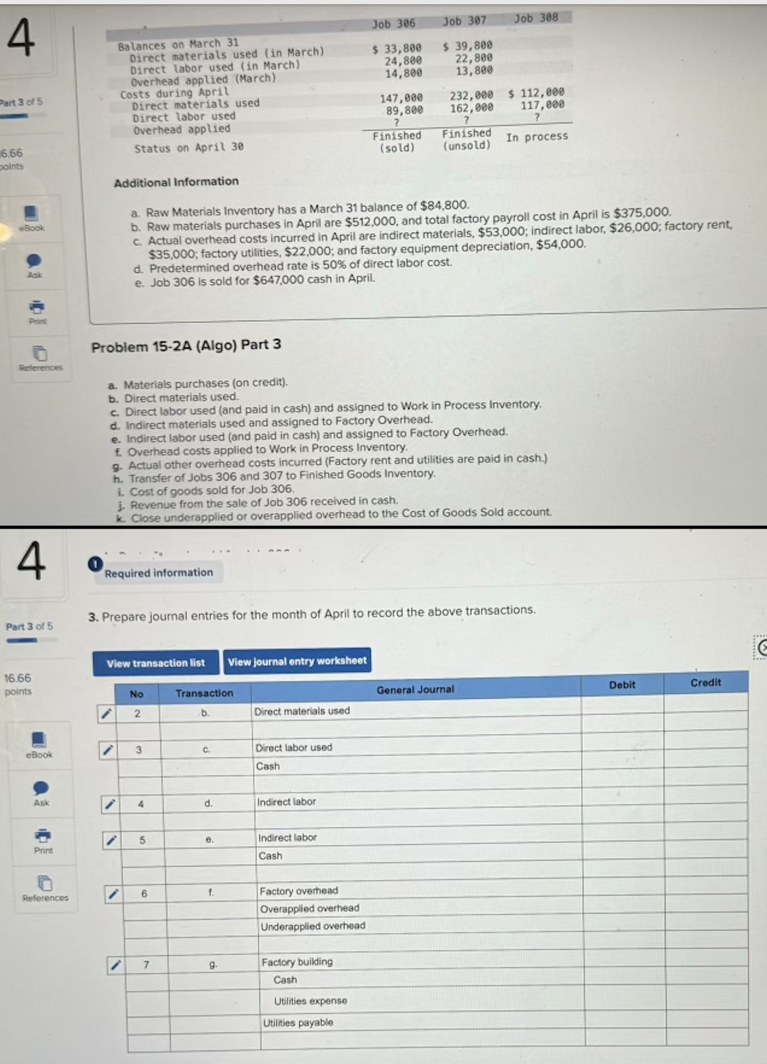 Solved Additional Informationa. ﻿Raw Materials Inventory has | Chegg.com