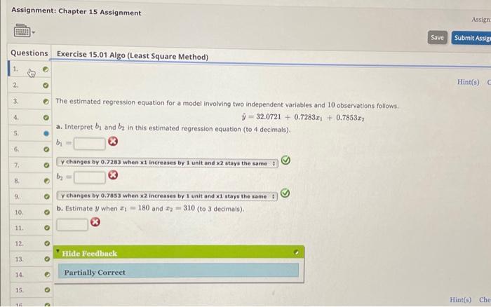 Solved Assignment: Chapter 15 Assignment Questions Exercise | Chegg.com