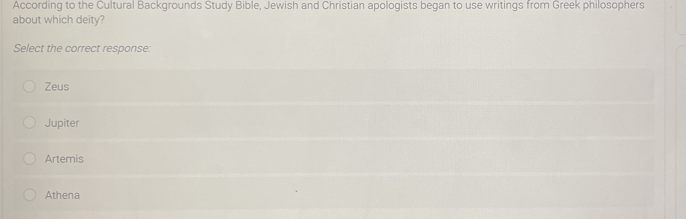 Solved According to the Cultural Backgrounds Study Bible, | Chegg.com