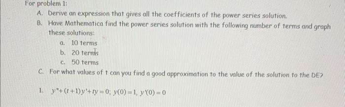 Solved A. Derive an expression that gives all the | Chegg.com