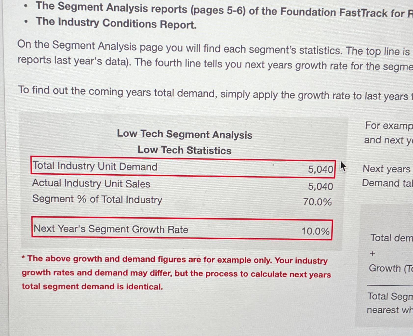 Solved The Segment Analysis reports (pages 5-6) ﻿of the | Chegg.com