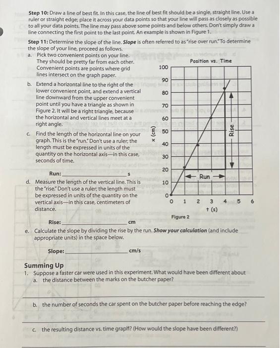 Solved Purpose To plot a graph that represents the motion of | Chegg.com