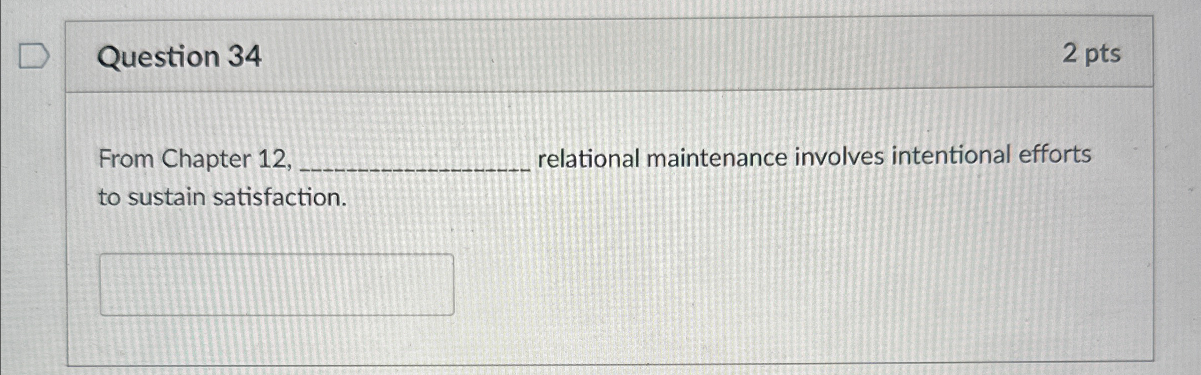 Solved Question 342 ﻿ptsFrom Chapter 12, ﻿relational | Chegg.com