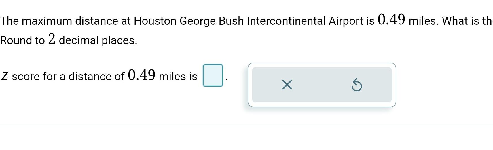 Solved In a study of the maximum distance between gates at a | Chegg.com