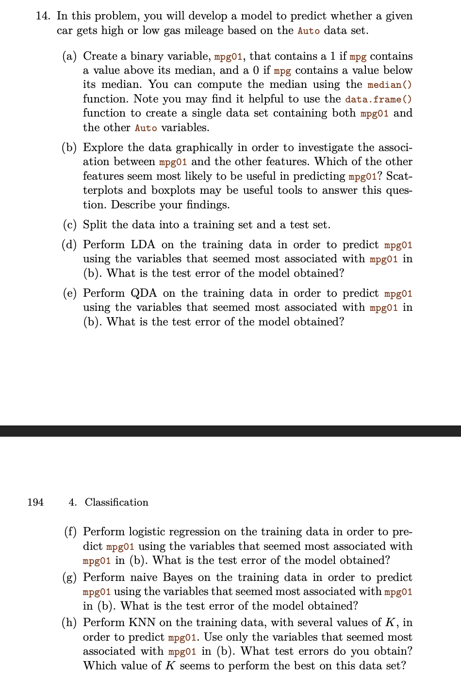14. ﻿In this problem, you will develop a model to | Chegg.com