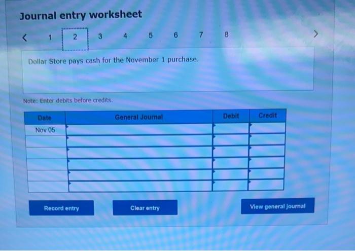 Solved Exercise 4-12 (Static) Recording purchases, sales, | Chegg.com