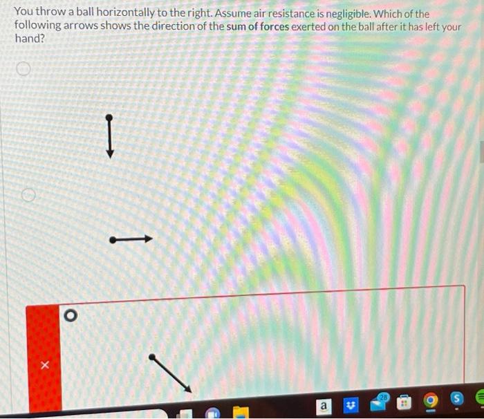 Solved You throw a ball horizontally to the right. Assume | Chegg.com
