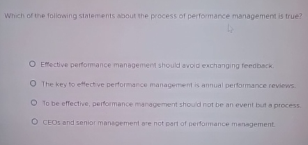 Solved Which of the following statements about the process | Chegg.com