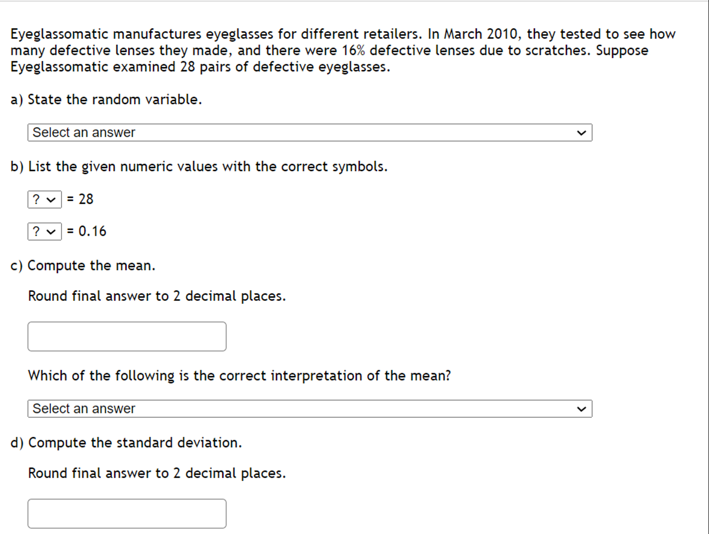 Solved b) ﻿List the given numeric values with the correct | Chegg.com
