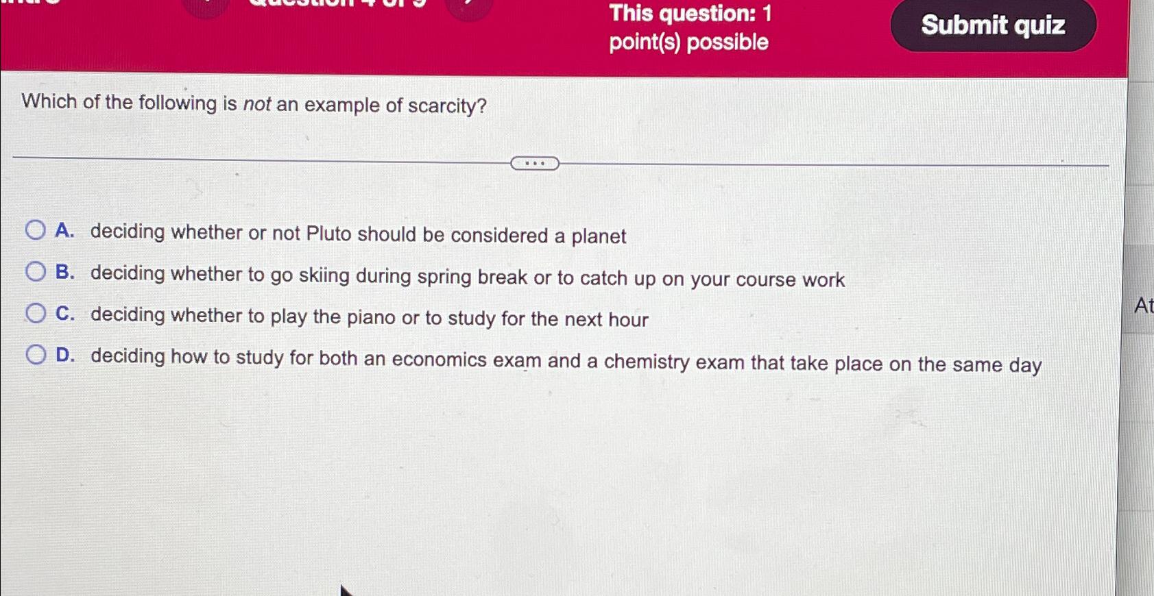 Solved This question: 1 ﻿point(s) ﻿possibleWhich of the | Chegg.com