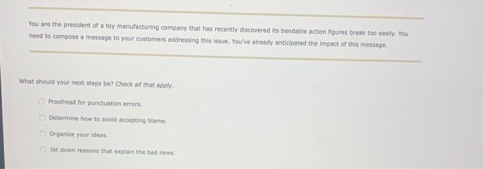 3. Composing Effectlve Negative Messages Use the | Chegg.com