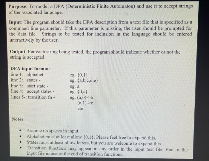 Solved 1. show the state diagram of your DFA, 2. explain the | Chegg.com