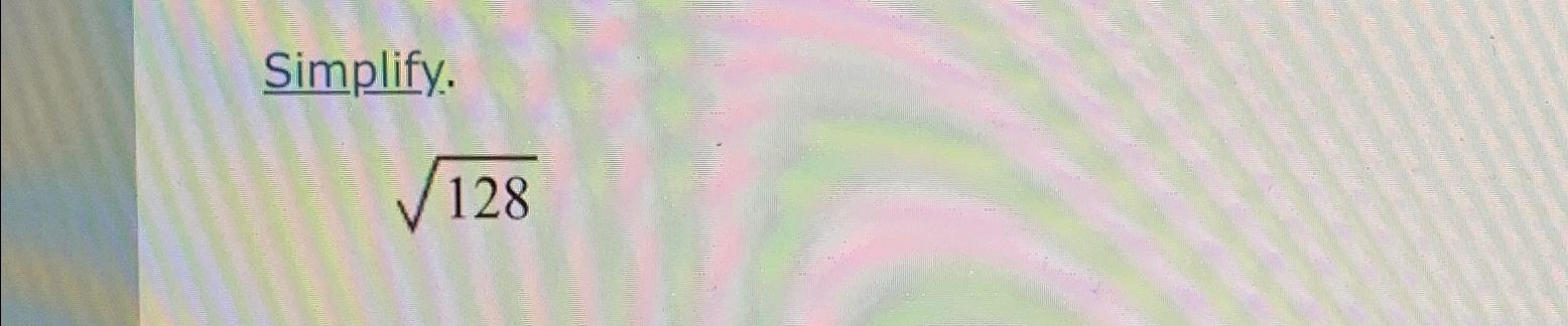 Solved Simplify.1282 | Chegg.com