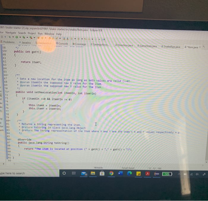 Please help! For this homework assignment we are | Chegg.com