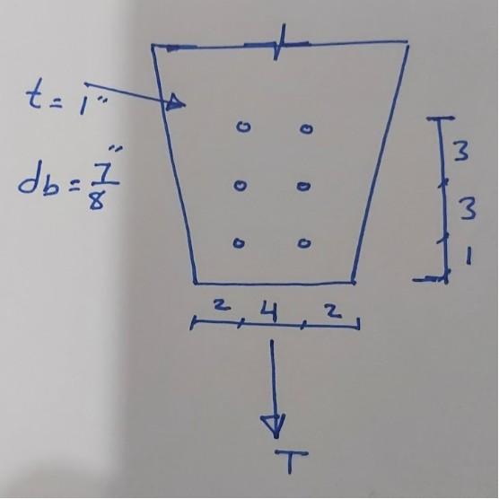 Solved Determine Anv and Ant for the shown section for shear | Chegg.com