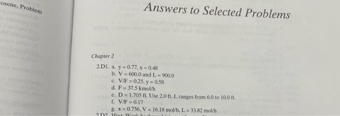 Solved *Answers to problems with an asterisk are at the back | Chegg.com