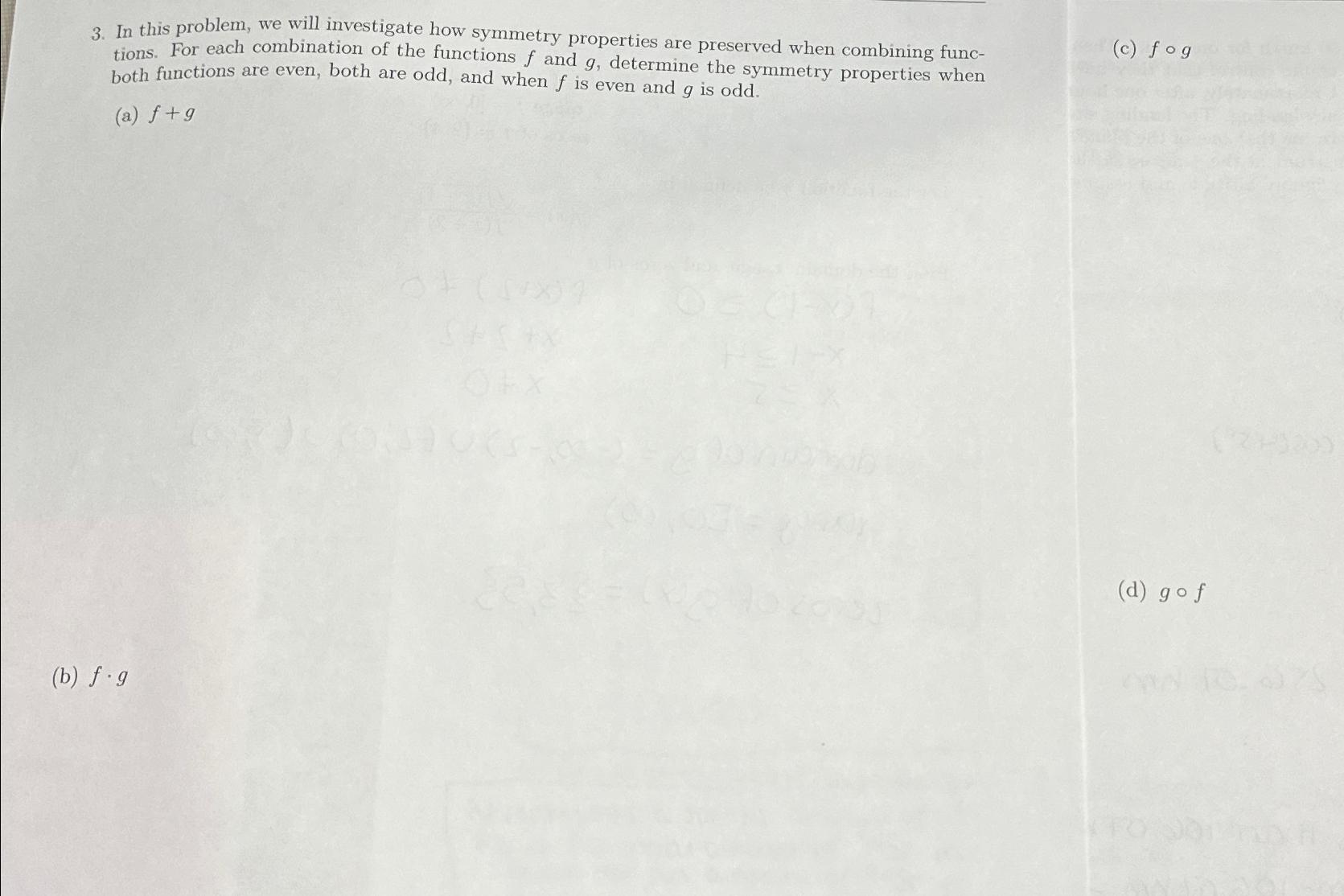Solved In this problem, we will investigate how symmetry | Chegg.com