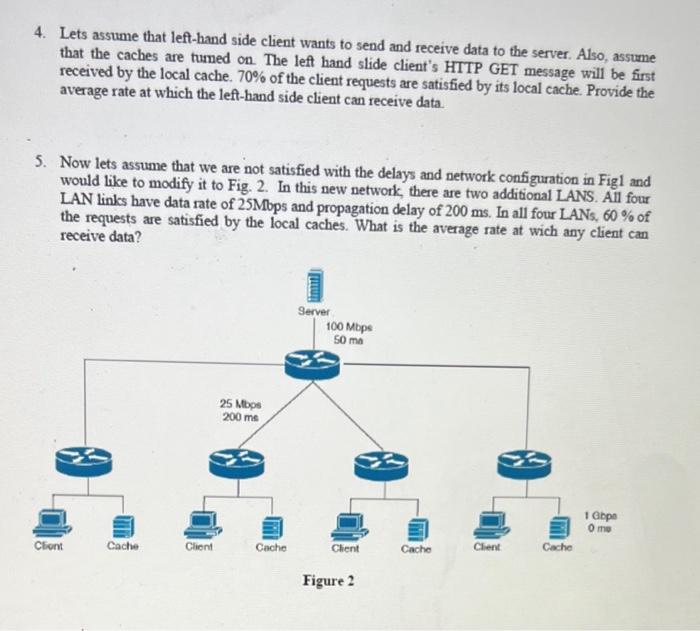 Solved In Figure 1, a server is connected to a route by a | Chegg.com