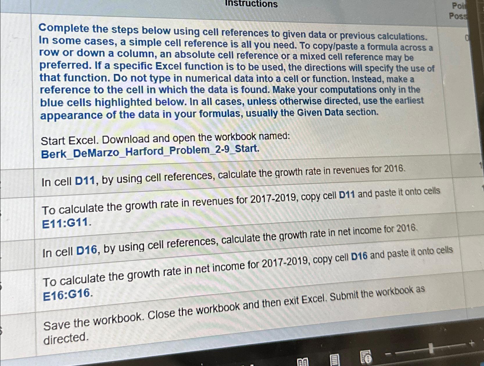 Solved InstructionsPoilPossComplete the steps below using | Chegg.com