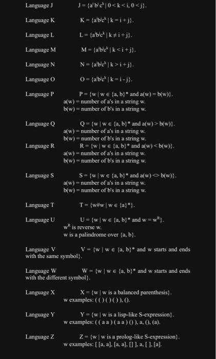 Solved COSC 385 - Theory of Formal Languages, Grammars, and | Chegg.com