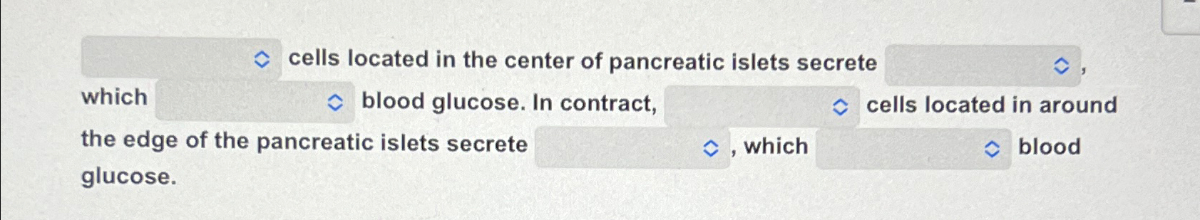 Solved cells located in the center of pancreatic islets | Chegg.com
