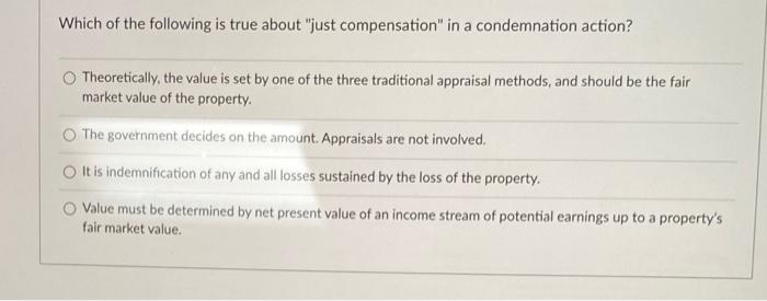 Solved Which of the following is true about "just | Chegg.com