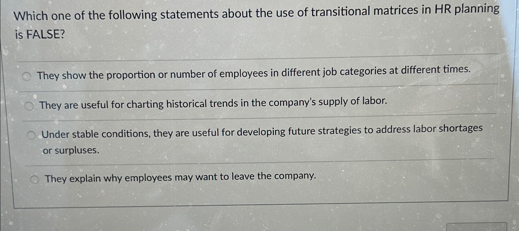 Solved Which one of the following statements about the use | Chegg.com