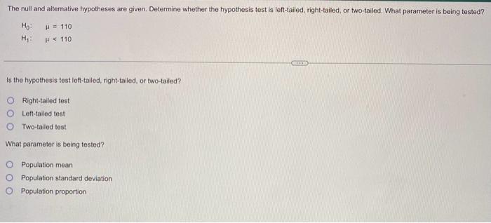 Solved Problem 13 How Do You Solve The Null And Altemat 