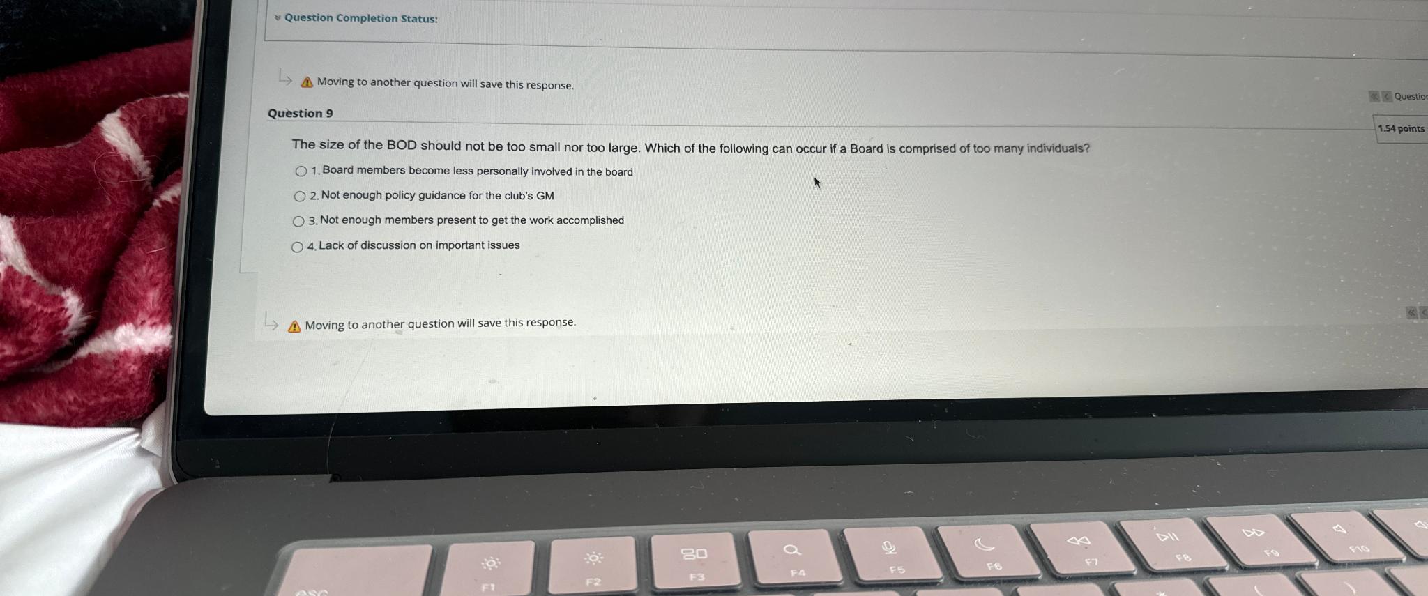 Solved Question Completion Status:Moving to another question | Chegg.com