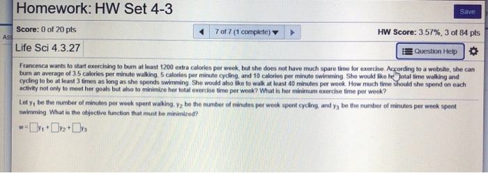 Solved Homework Hw Set 4 3 Save Score 0 Of 20 Pts 7 Of 7