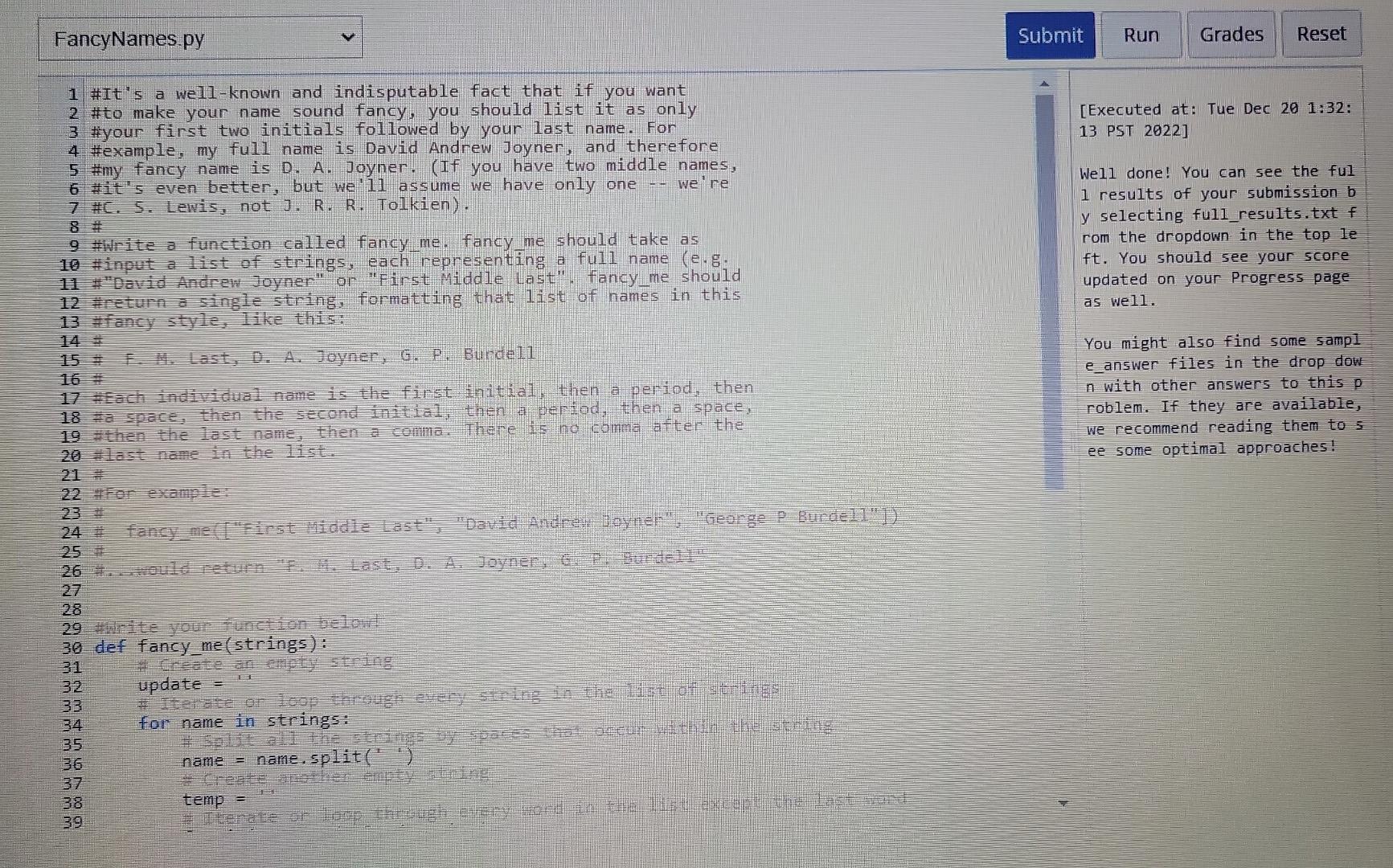 Solved How can I better explain this code. I was able to | Chegg.com