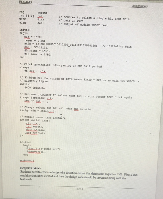 Solved Assignments ELE.4613 This lab aims at building a | Chegg.com