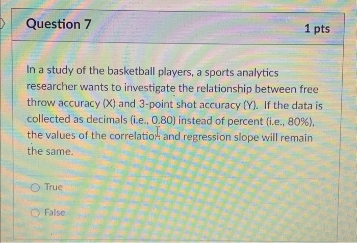 Solved In a study of the basketball players, a sports | Chegg.com