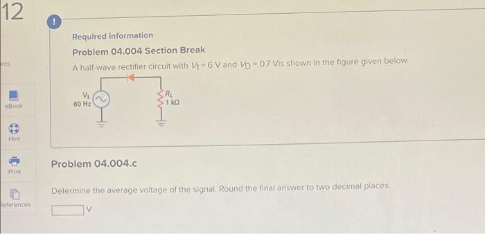 Solved O ook int rint rences ! Required information Problem | Chegg.com