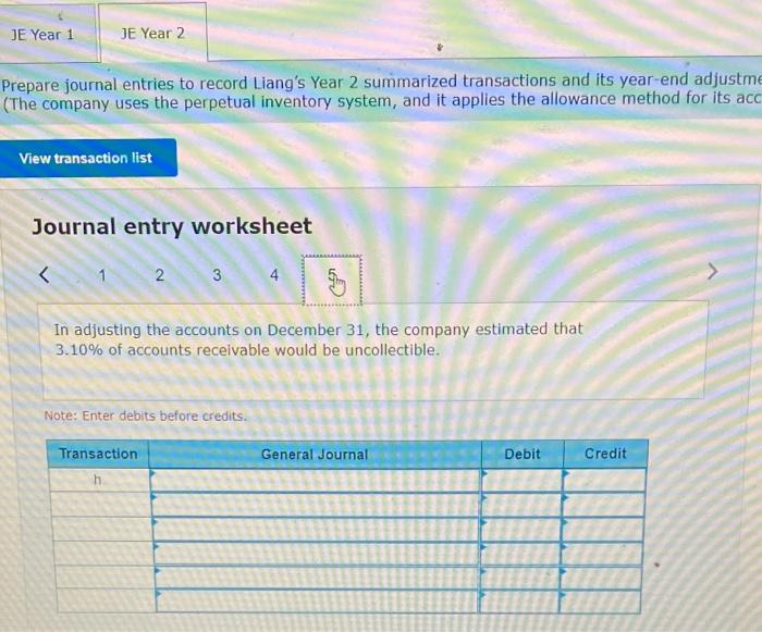 Solved Liang Company began operations in Year 1. During its | Chegg.com