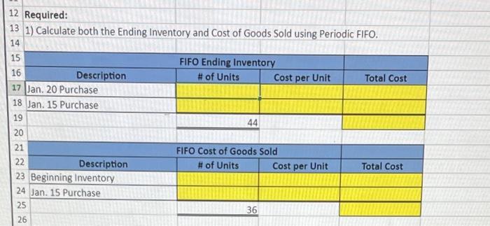 Solved 1. Calculate cost of ending inventory and cost of | Chegg.com