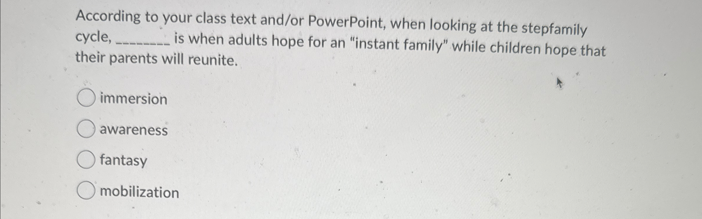 Solved According to your class text and/or PowerPoint, when | Chegg.com