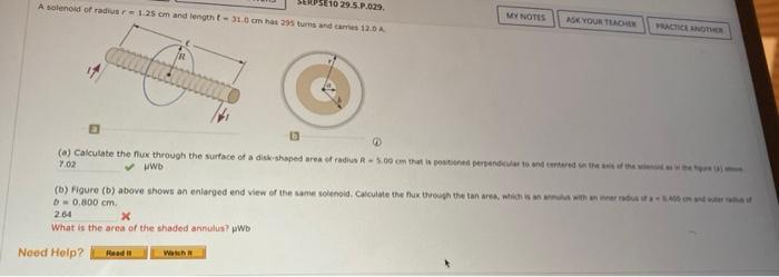 Solved A solenold of rodius of =1.25 cm and lenath t. ve.in | Chegg.com