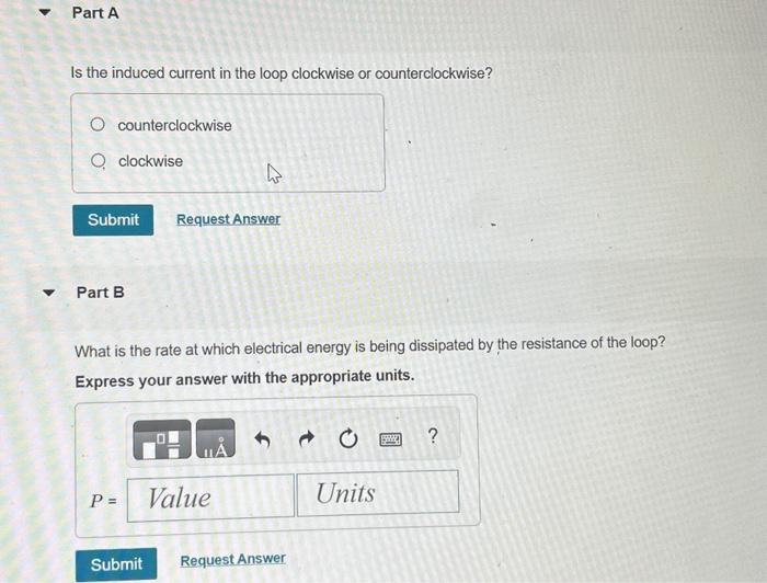 Solved A circular loop of wire with radius 0.0410 m and | Chegg.com