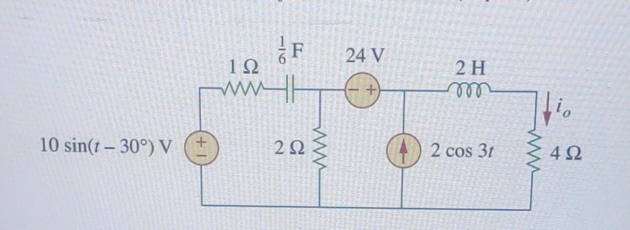 Use Superposition Theorem To Find İo
