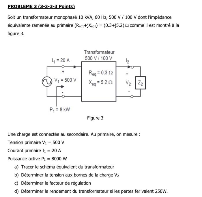 Solved Consider a 10 kVA, 60 Hz, 500 V / 100 V single-phase | Chegg.com