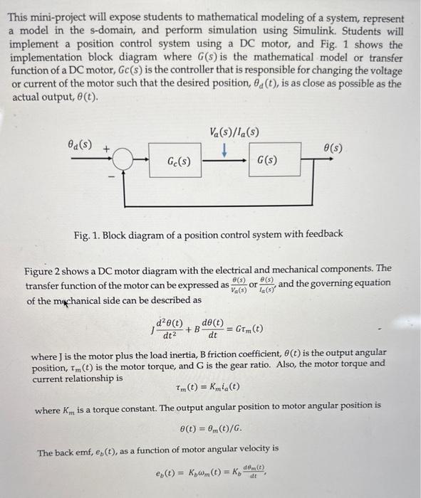 This mini-project will expose students to | Chegg.com