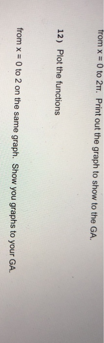 Solved Part 4: Plotting Objective: Using what you learned to | Chegg.com