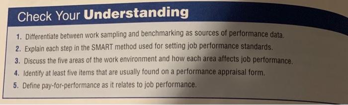 Solved Check Your Understanding 1. Differentiate between | Chegg.com