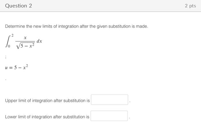 Solved Determine the new limits of integration after the | Chegg.com