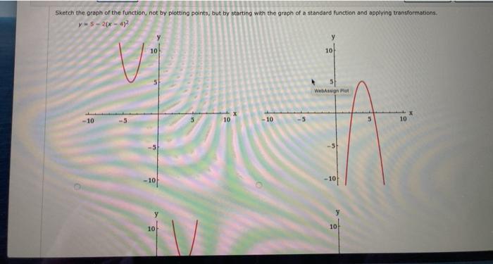 Solved Sketch the graph of the function, not by plotting | Chegg.com