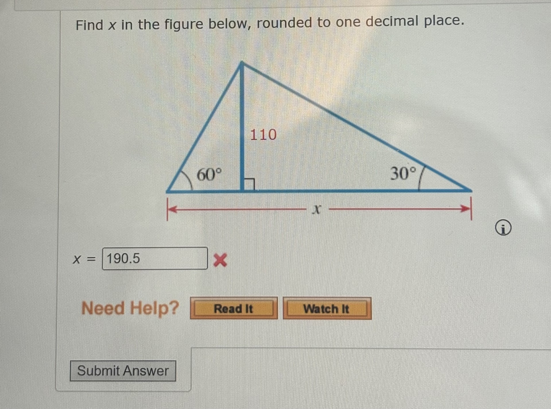 Solved A triangle is given.The first side of the triangle is | Chegg.com