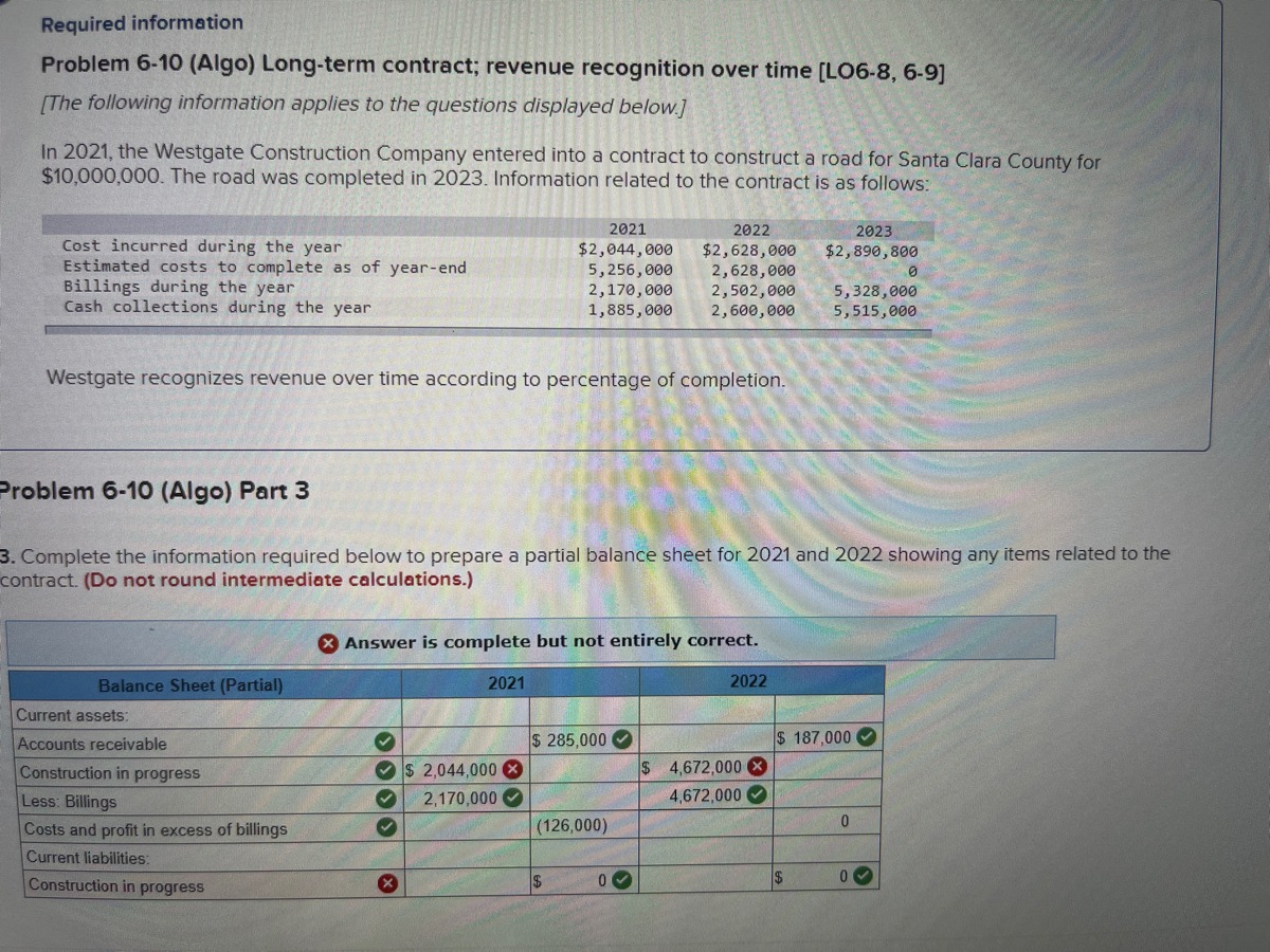 Solved Required informationProblem 6-10 (Algo) ﻿Long-term | Chegg.com