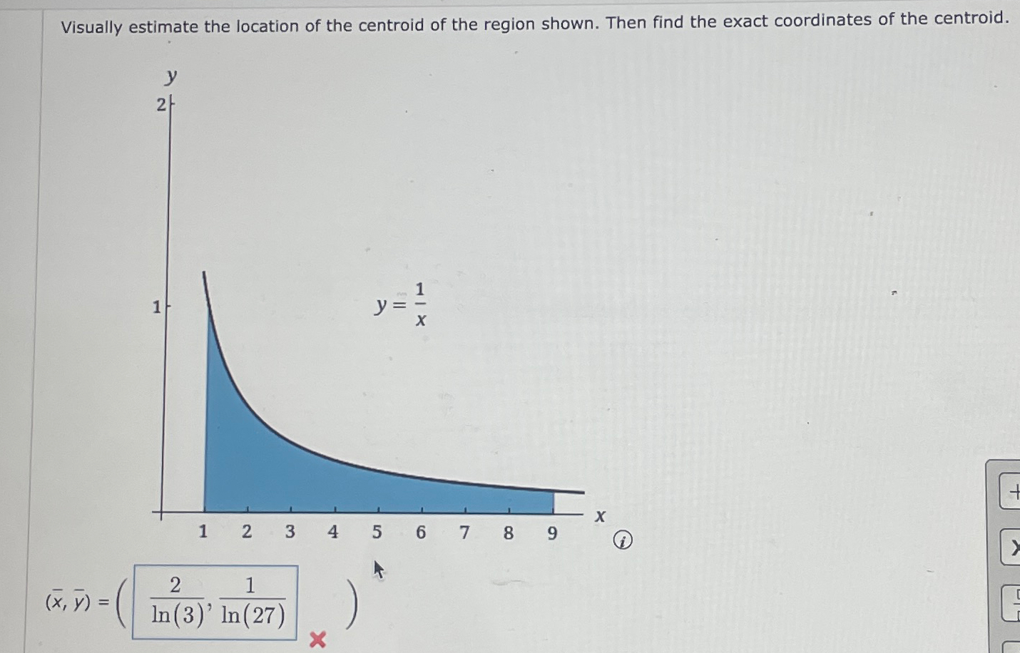 Solved Visually estimate the location of the centroid of the | Chegg.com