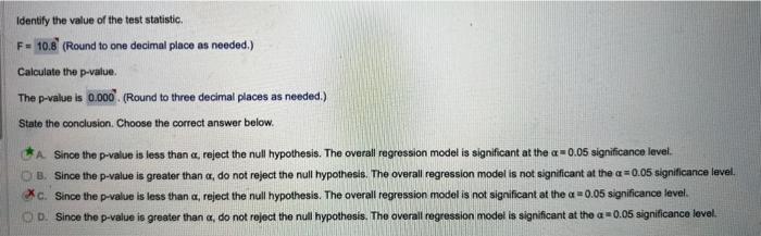 Solved b. Calculate the multiple coefficient of | Chegg.com